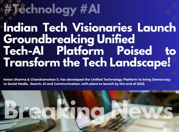 Indian Tech Visionaries Launch Groundbreaking Unified Tech-AI Platform ...
